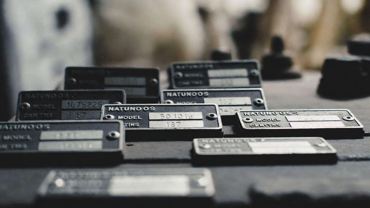 Custom Nameplate Design for Product Identification | King Epoxy Emblem ...